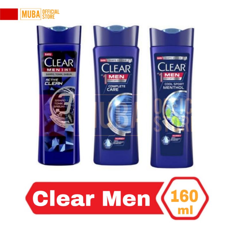 Jual Sampo CLEAR Men Shampoo 160 ml | Shopee Indonesia