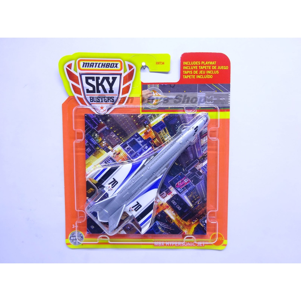 Jual Matchbox Sky Busters MBX Hypersonic Jet Pesawat | Shopee Indonesia