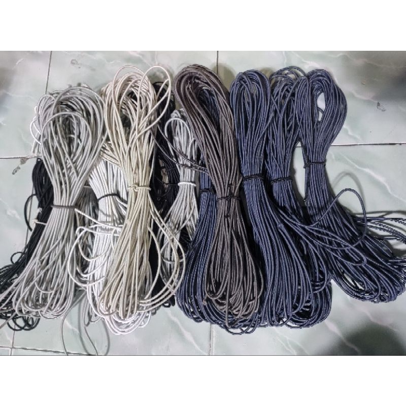 Jual tali elastis 3mm panjang 20meter-tali frame tenda 20meter-tali ...