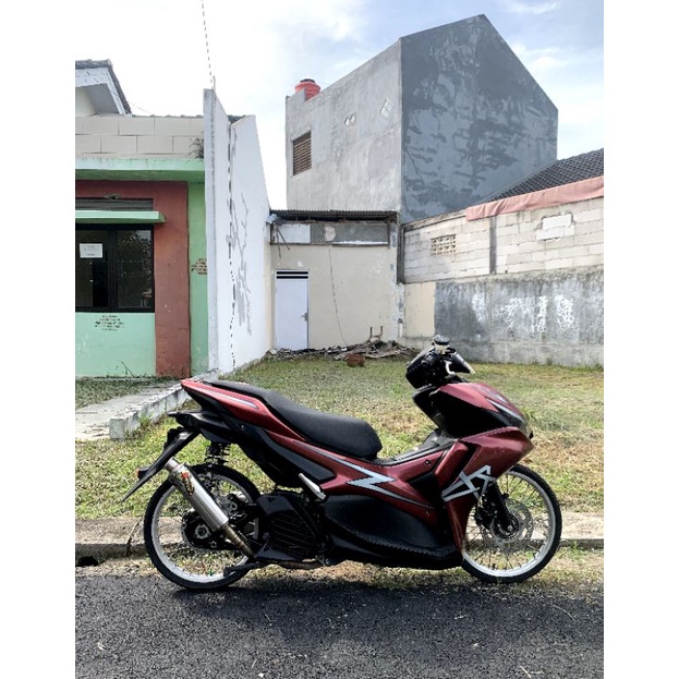 Jual STRIPING STICKER ALL NEW AEROX CONNECTED NVX 155 STAR SILVER ...