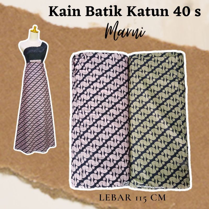 Jual Kain katun batik halus tradisional Marni motif lereng parang ...