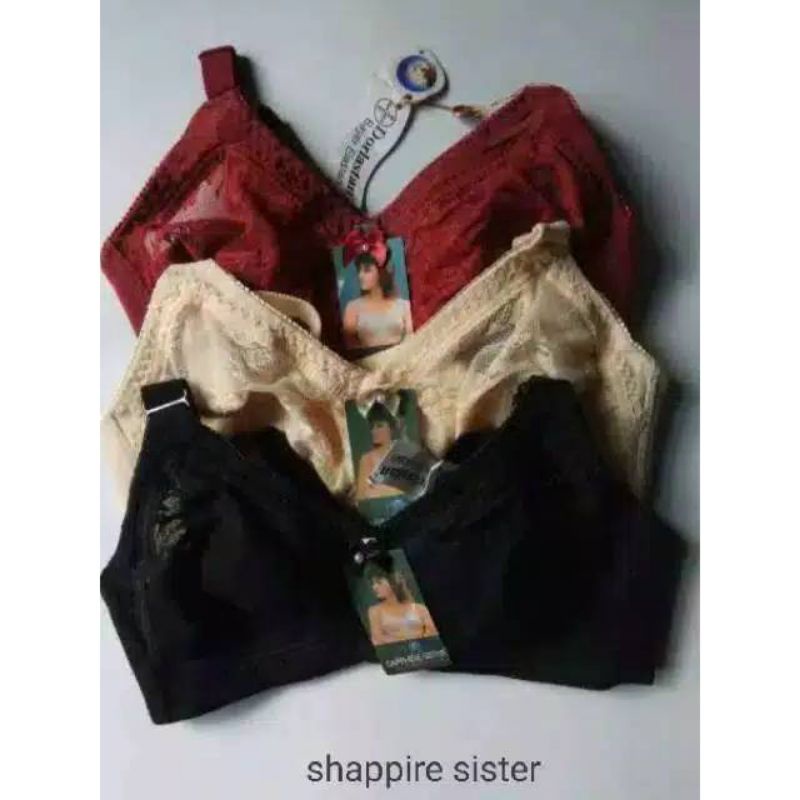 Jual SAPPHIRE SISTER BRA SISTER ORIGINAL BRA TANPA BUSA/KAWAT ORIGINAL ...