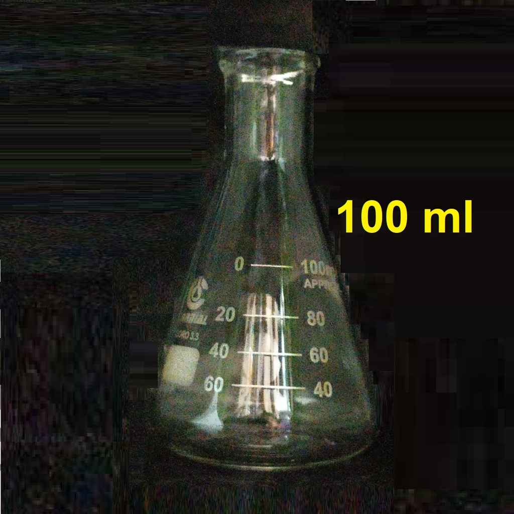Jual ERLENMEYER FLASK 100 ML RODALABU ERLENMEYER RODA | Shopee Indonesia