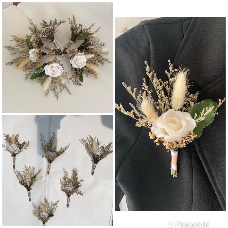 Jual Corsage Boutonniere Caspea Wedding Corsage Jas Bunga Dada Bunga ...
