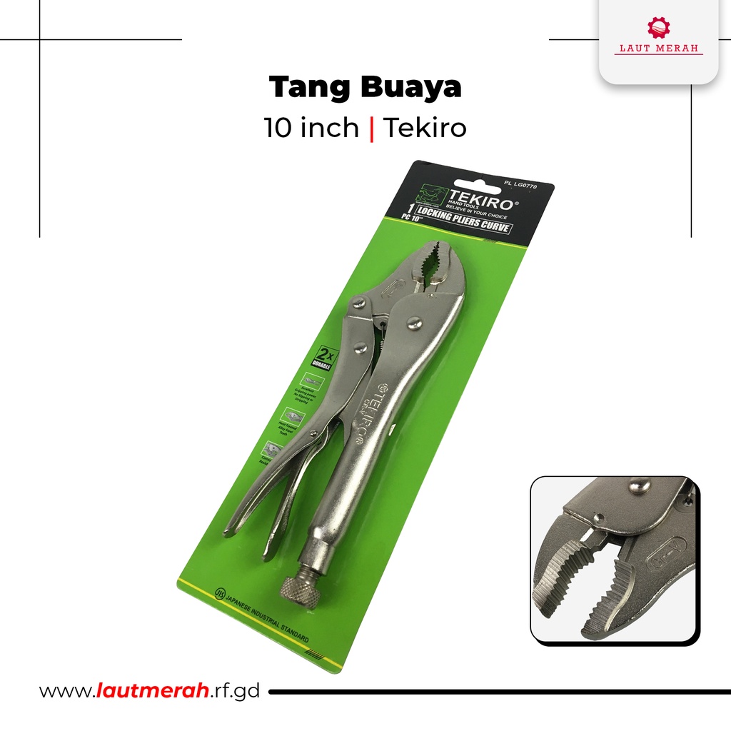 Jual TANG BUAYA BENGKOK 10" TEKIRO PL-LG0770 | Shopee Indonesia