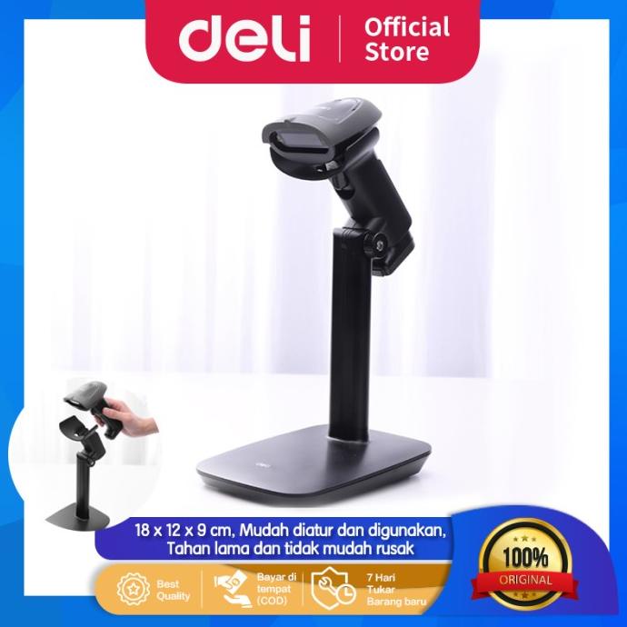 Jual Deli Dudukan Barcode Scanner mudah diatur untuk membaca barcode ...