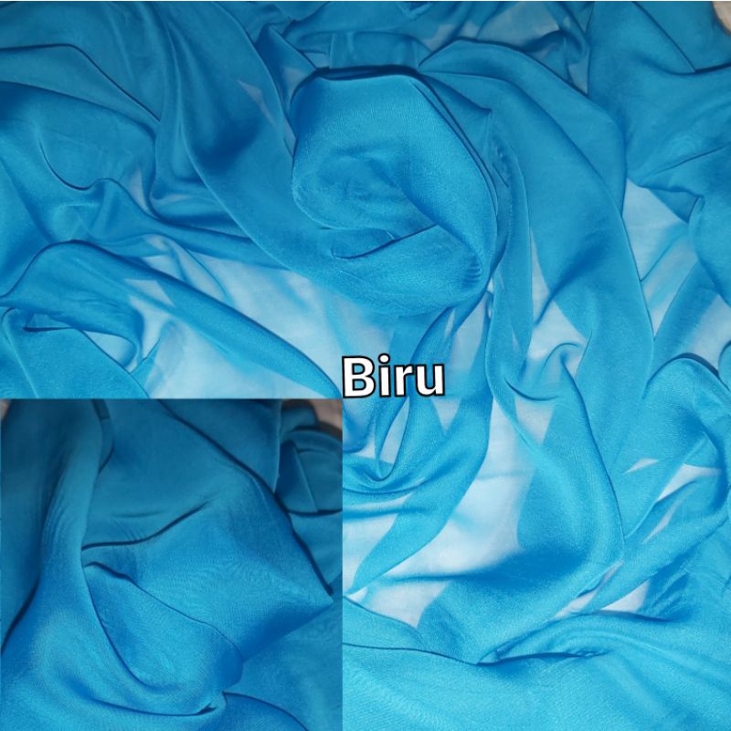 Jual Kain Chiffon Silky / Sifon Silk Polos / Bahan Chiffon Halus Tipis ...