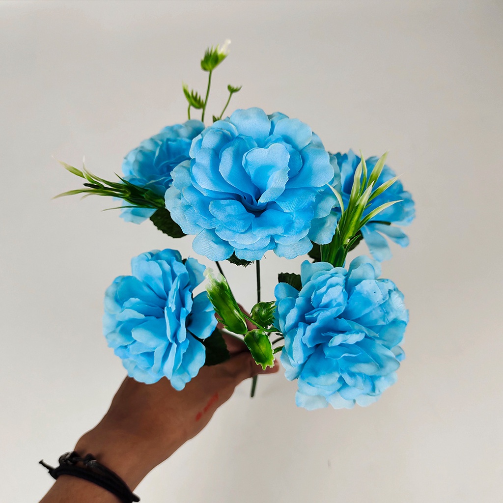Jual Bunga Anyelir Carnation Tipe SJ Cabang 5 Artificial/Pompom Murah ...