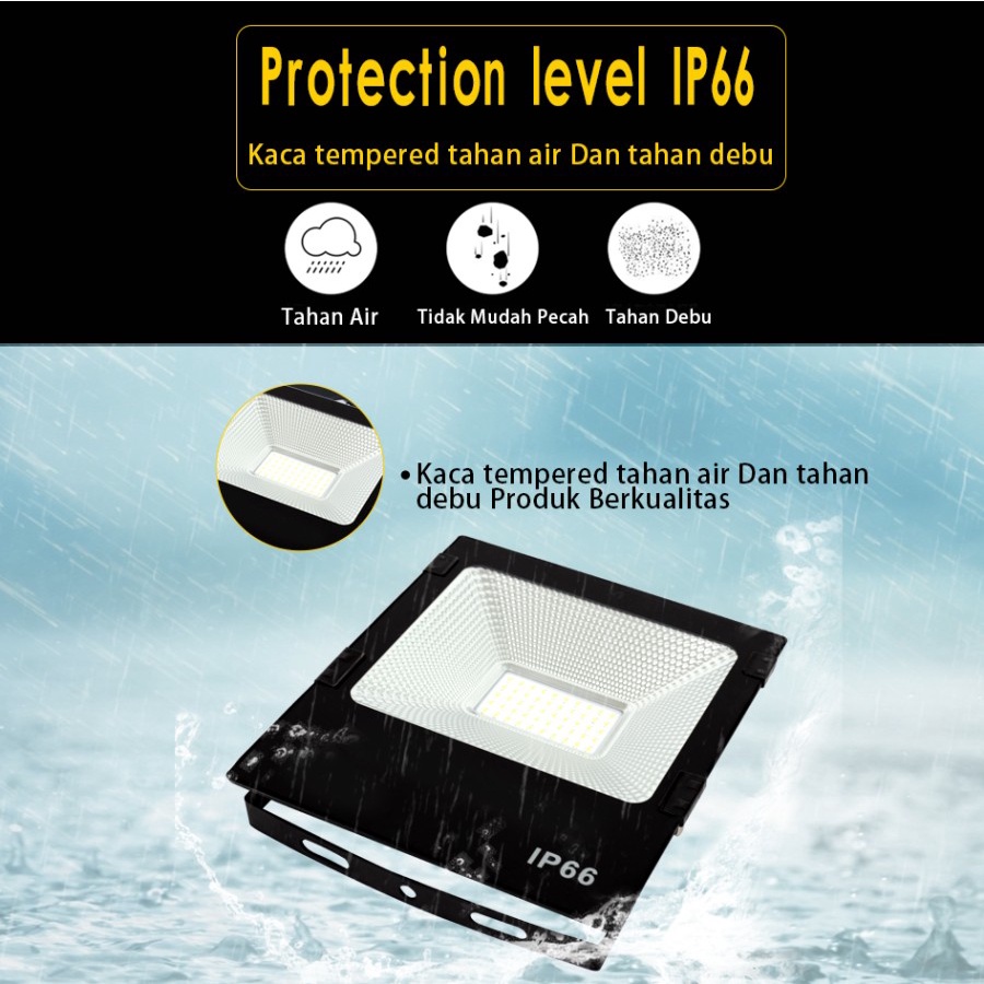 Jual Lampu Sorot LED 500 Watt IP66 LED Flood Light Out Door CAHAYA ...