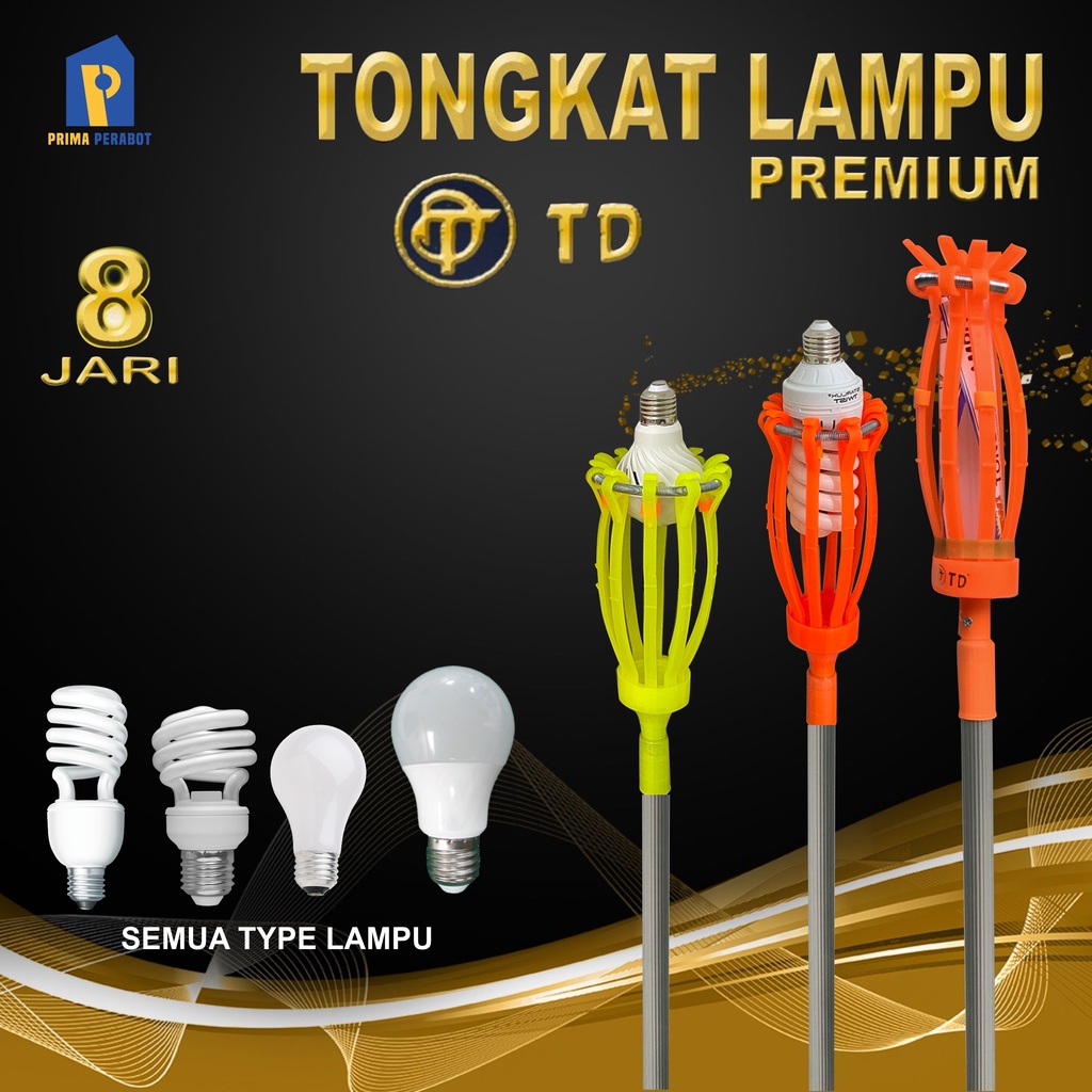 Jual Stik Lampu Premium Tongkat Pemasang Lampu TD | Shopee Indonesia
