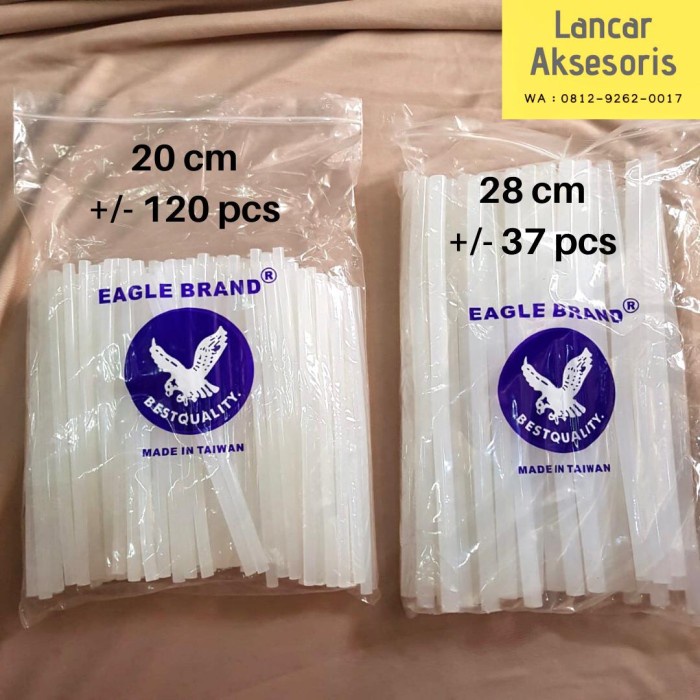 Jual 1 Kg Lem Lilin / glue stick / refill lem tembak / lem bakar Eagle ...