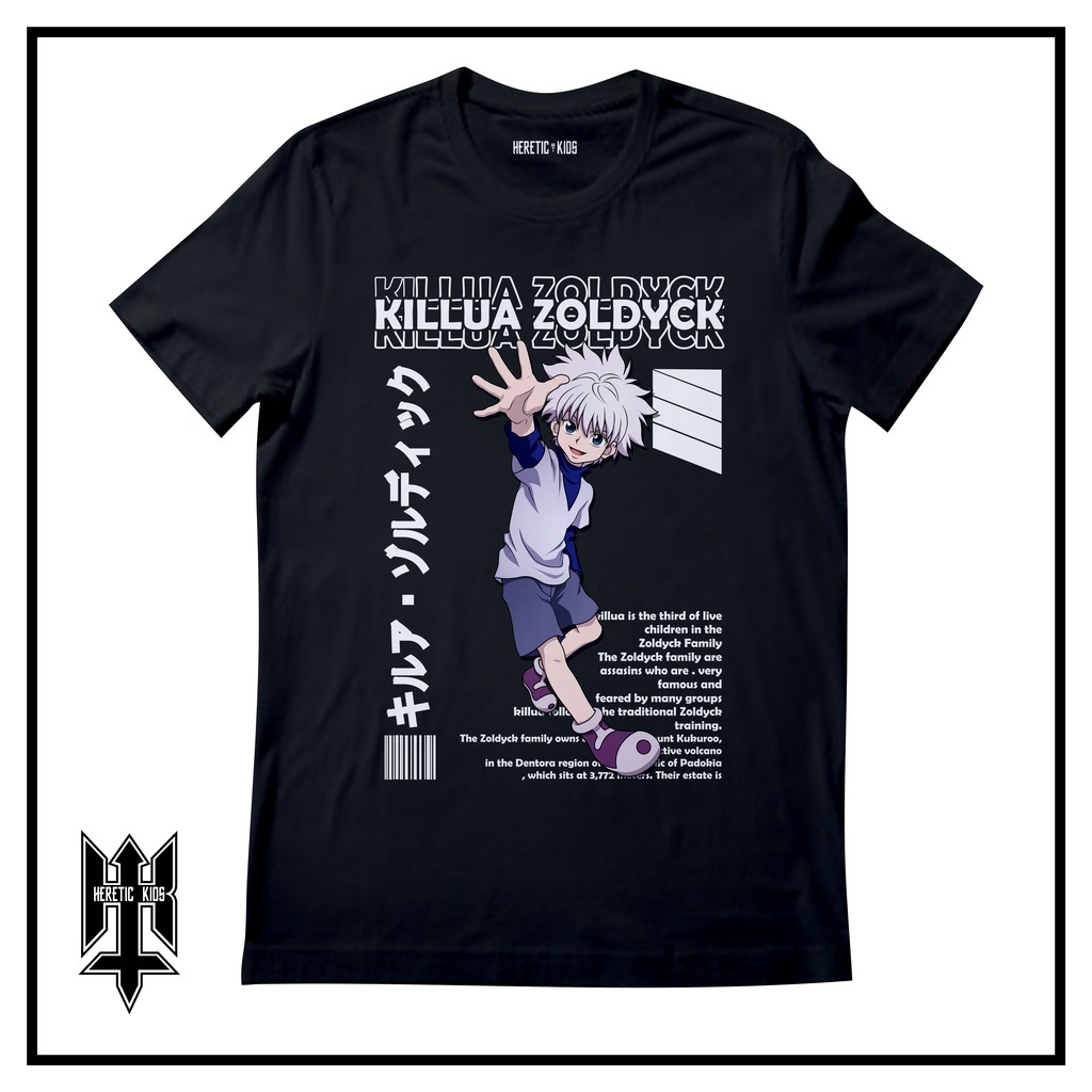 Jual Baju Kaos Anime Anak Laki Perempuan 2 12 tahun HUnter X Hunter ...