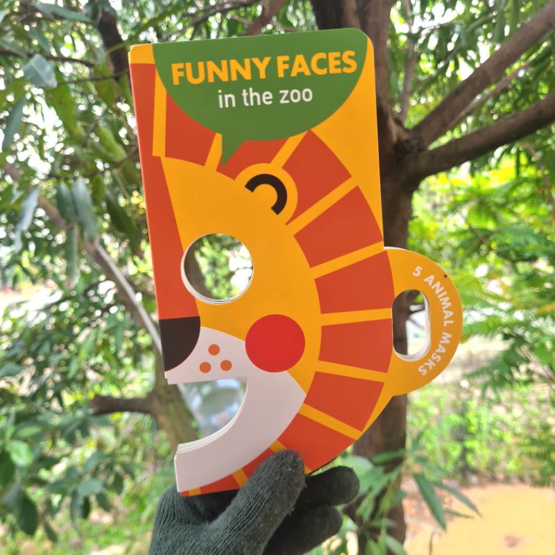 Jual FUNNY FACES IN THE ZOO (Buku Anak: Board Book) | Shopee Indonesia