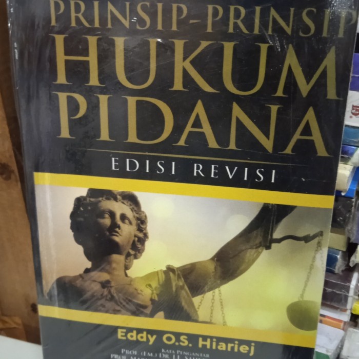 Jual Buku Pidana Buku Prinsip-Prinsip Hukum Pidana By Eddy O. S. Hiariej | Shopee Indonesia