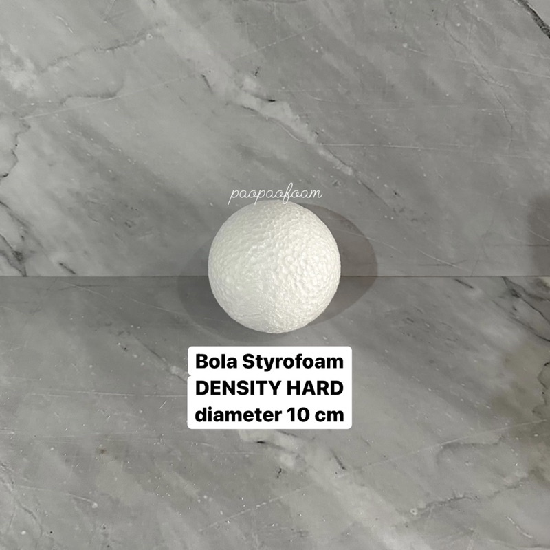Jual Bola Gabus / Bola Styrofoam Bola Bulat Dekorasi diameter 10 cm ...