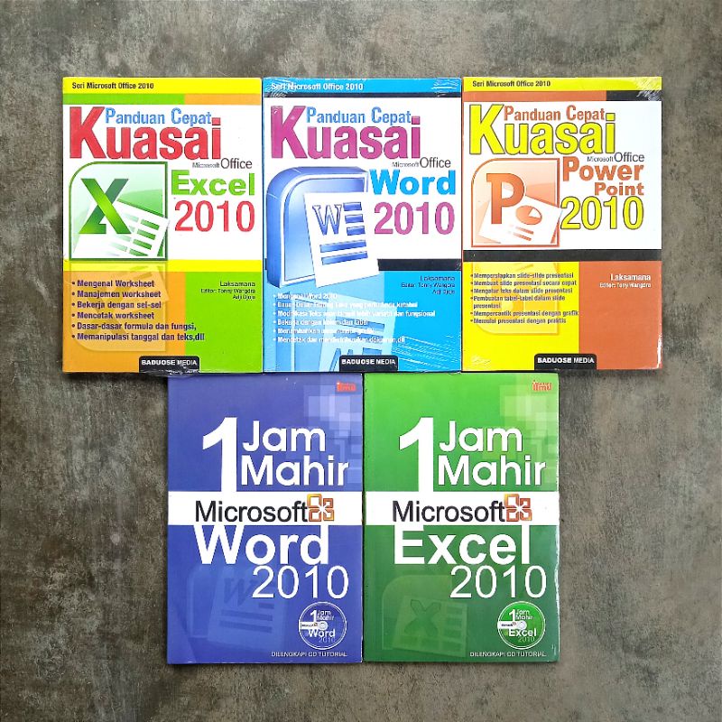 Jual Buku Wajib Belajar Microsoft Office 2010 | Shopee Indonesia