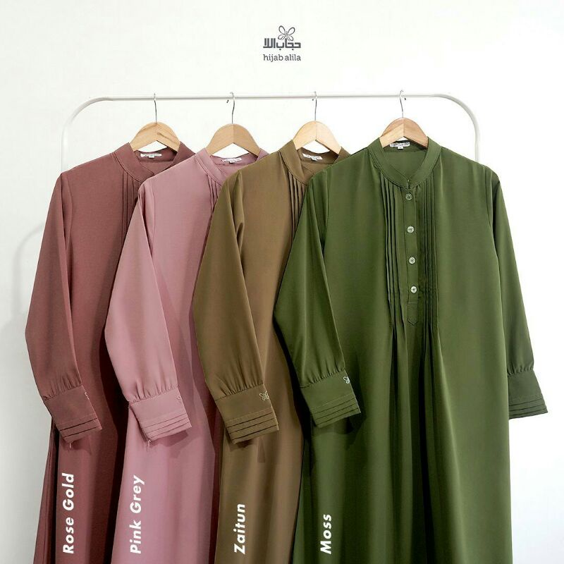 Jual Gamis Hari Hijab Alila (Tosca) - Ukuran S | Shopee Indonesia