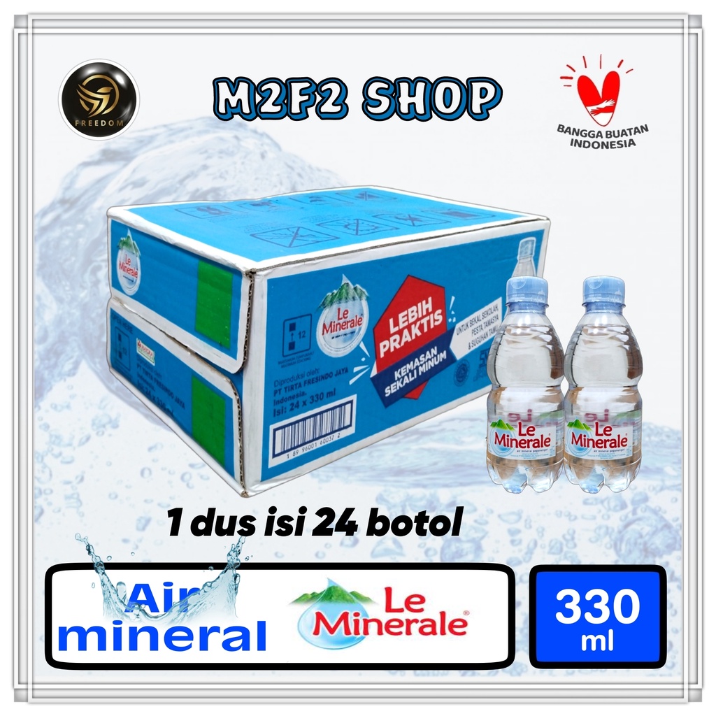 Jual Air Mineral Le Minerale Botol Mini Pet - 330 ml (Kemasan Karton) | Shopee Indonesia