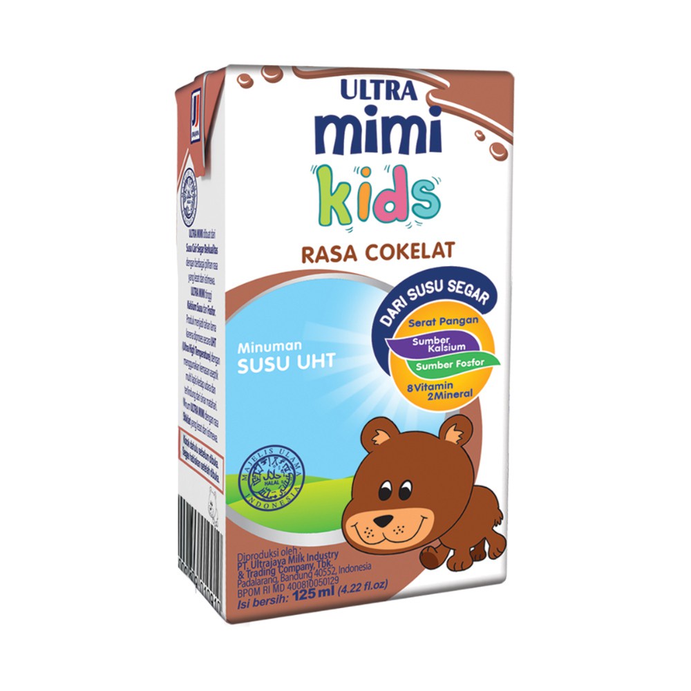 Jual SUSU ULTRA MIMI KIDS 125ml UHT ALL VARIAN MILK FULL CREAM COKLAT VANILA STRAWBERRY CEMILAN ...