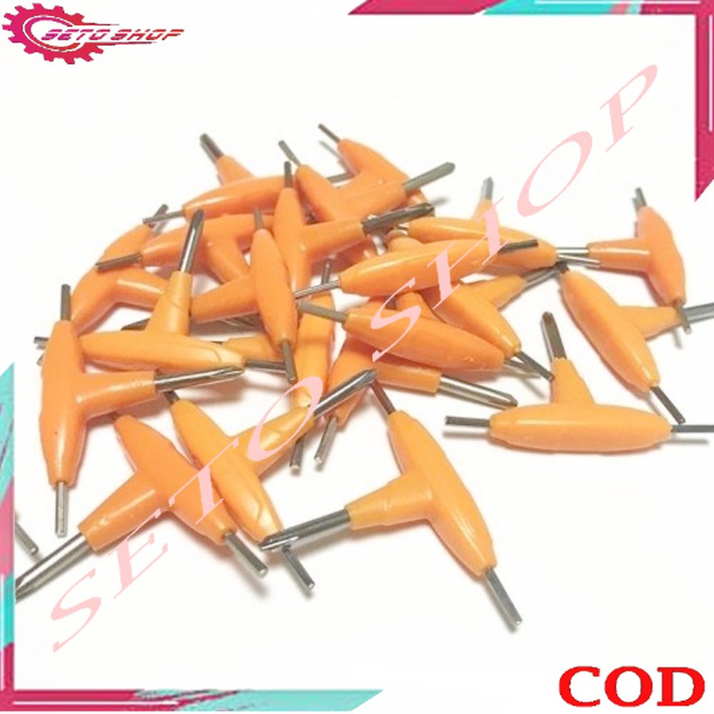 Jual Allen key Kunci Obeng T L Segitiga 3 IN 1 Multifungsi Screwdriver ...