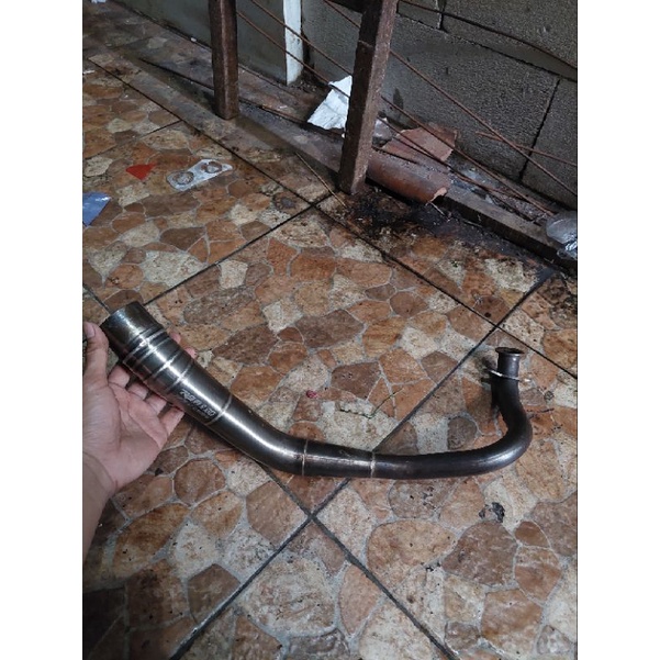 Jual header / leheran knalpot R9 H2 SS Original Honda ADV 150 inlet 50 ...