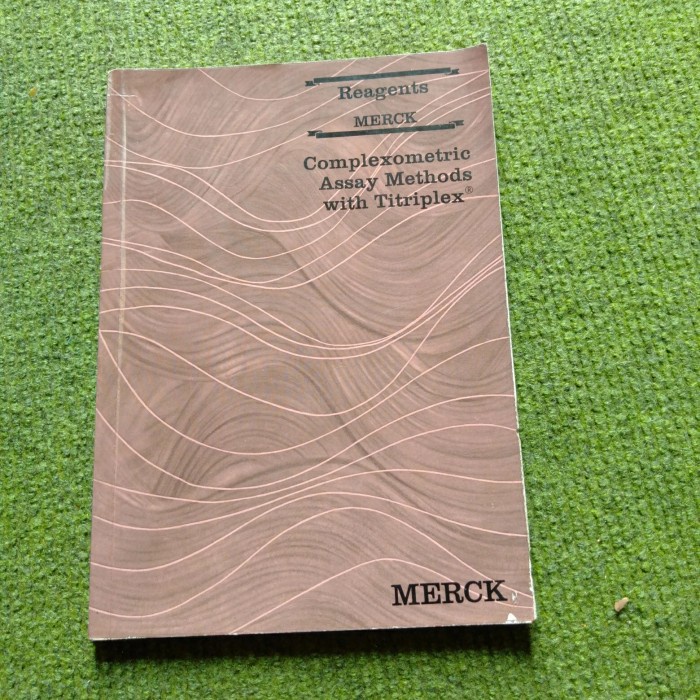 Jual ORI - Complexometric Assay methods with Titriplex Reagents Merck ...
