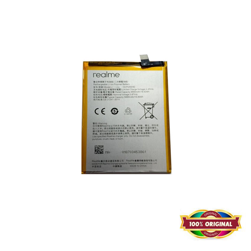Jual Original Battery for Realme 8 5G 2021 - 5000 mAh - Garansi 1 Bulan | Shopee Indonesia