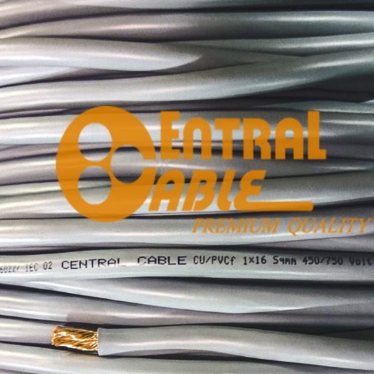 Jual SNI CENTRAL KABEL NYAF 16 Sqmm 750V Meteran ( H07VK / AF / BVR 16mm 1x16mm 16Sqmm 1x16Sqmm ...