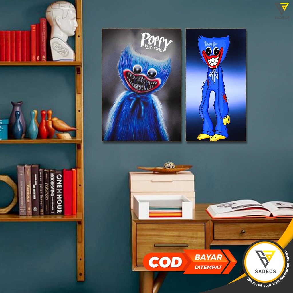 Jual SADECS - Pajangan Hiasan Dinding Kamar Poster Kayu HUGGY WUGGY ...