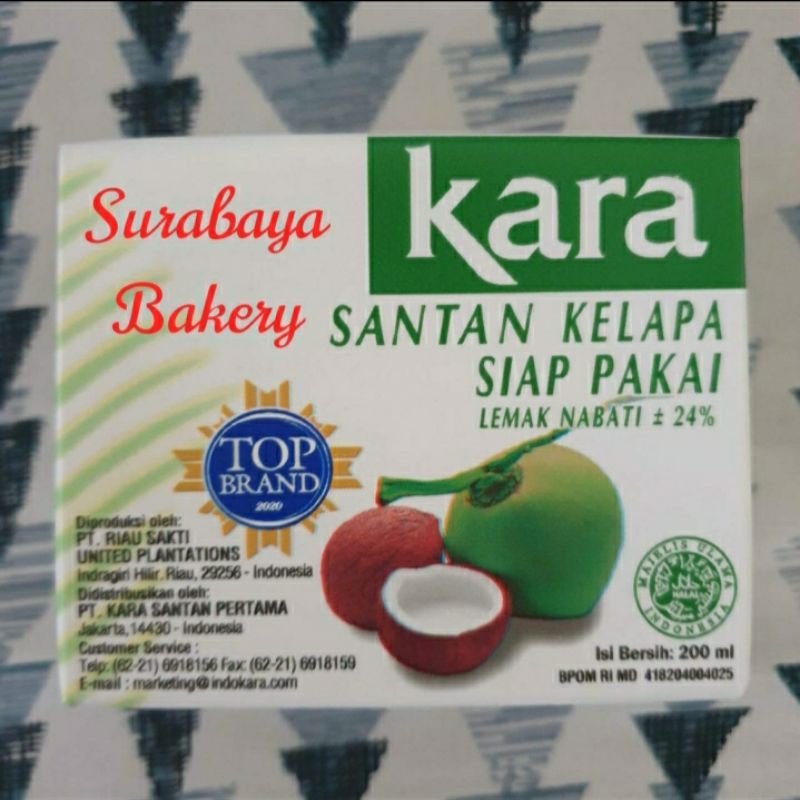 Jual Santan Kelapa Kara / Santan Sun Kara 200Ml | Shopee Indonesia
