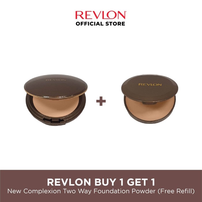 Jual Revlon Buy 1 Get 1 New Complexion Powder Two Way Foundation ...