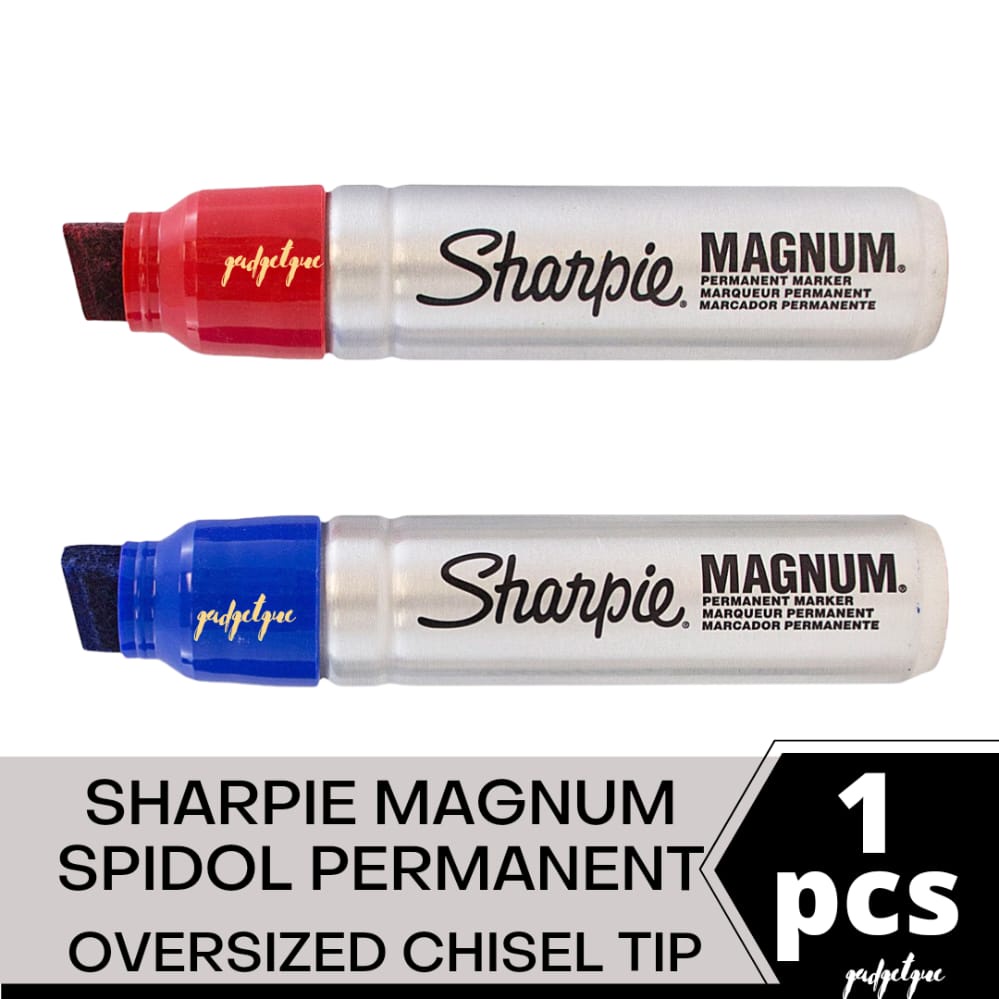 Jual sharpie marker magnum permanent marker BLUE RED - SATUAN spidol ...