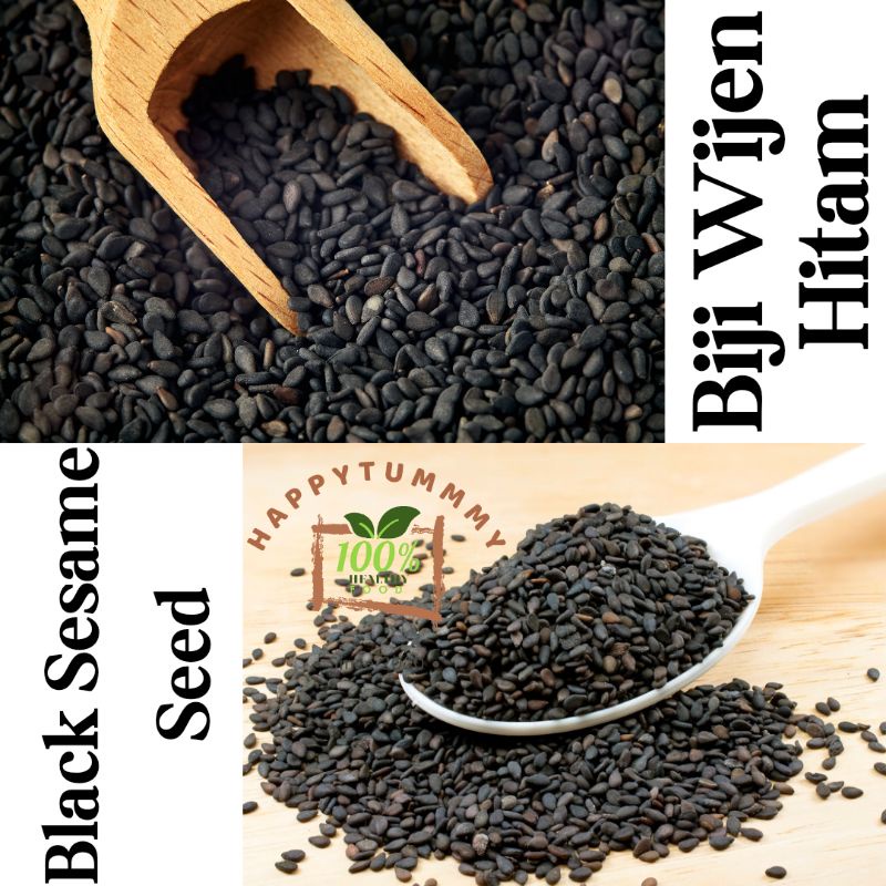 Jual HPT - Biji Wijen HITAM 50gr 100gr MURAH/Black Sesame Seed KUALITAS ...