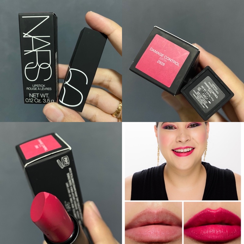 Jual NEW (with defect). NARS SATIN LIPSTICK SHADE DAMAGE CONTROL (full ...