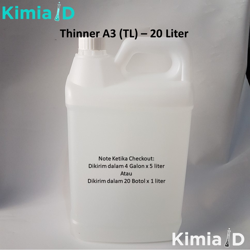 Jual Thinner Toluena 20 Liter Thinner A3 20 Liter Thinner A3 20 Liter | Shopee Indonesia