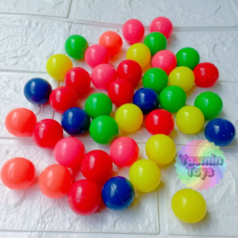 Jual 10pcs Mainan bola bekel polos | Shopee Indonesia