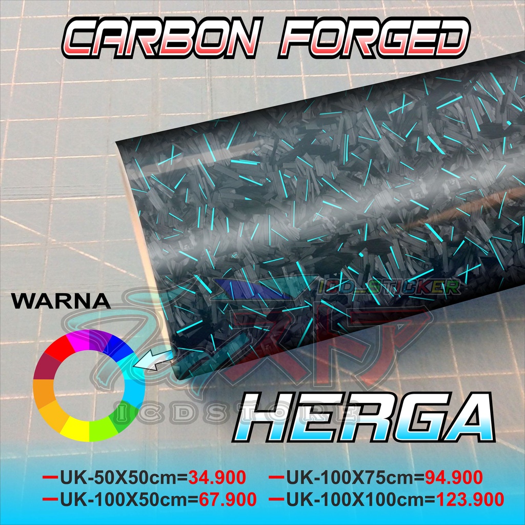 Jual Sticker Forged Carbon Stiker Print Motif Carbon Forged / Sticker ...