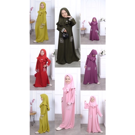 Jual preloved set gamis syabil (ex-endorse) | Shopee Indonesia