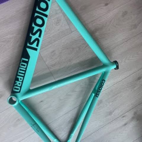 Jual Frame Frameset Colossi Lowpro Fixie Track Pursuit | Shopee Indonesia