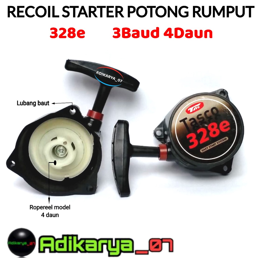 Jual Recoil stater starter mesin potong rumput 328e recoil stater mesin rumput tarikan mesin ...
