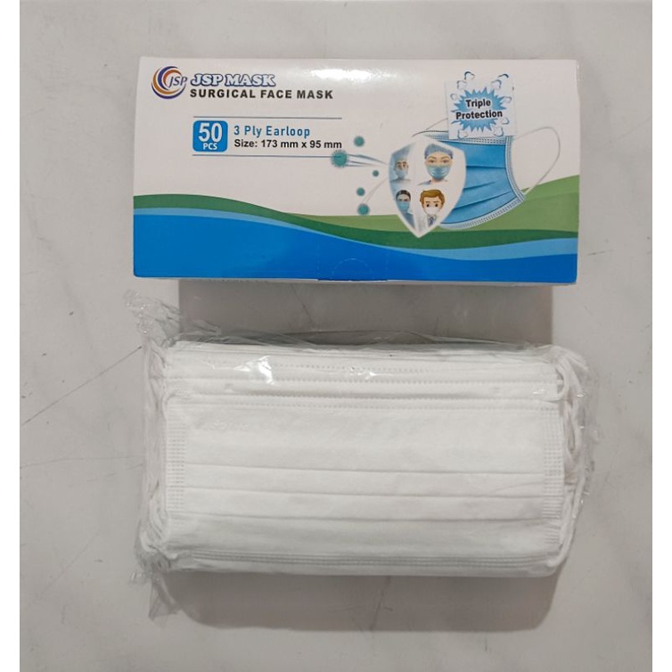 Jual MASKER 3 PLY FILTER HIGH QUALITY ISI 50 PCS ( MERK J S P ...