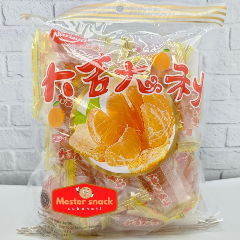Jual Naraya Orange Candy Jelly 500 gram | Shopee Indonesia