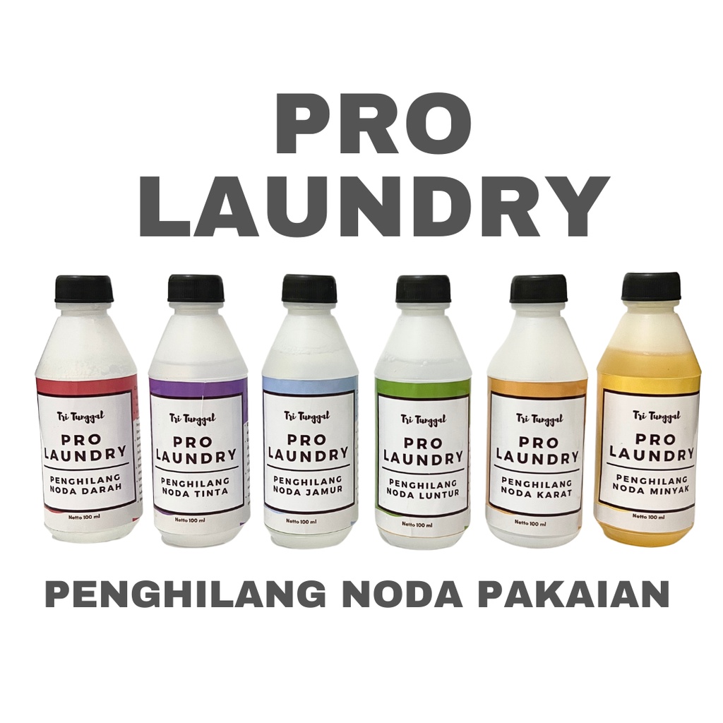 Jual Pro Laundry Penghilang Noda Membandel Kotoran Baju Pakaian Jaket ...
