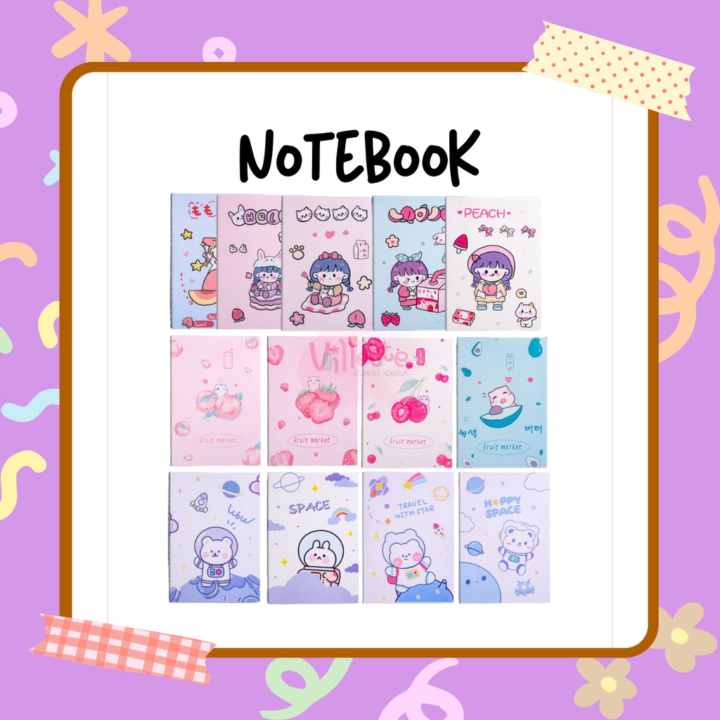 Jual Mini Notebook Notepad Buku Tulis Kecil Notes A5 Slim Mudah Dibawa ...