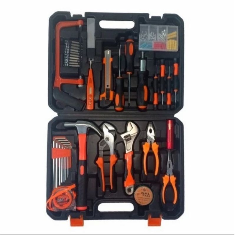Jual TOOLKIT SET MOD A 102 PC HAMMER ALAT PERKAKAS BANGUNAN SET BY JLD ...