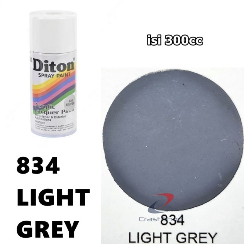 Jual Cat Pilox Diton Light Grey 834 300cc Warna Abu Muda frame sepeda ...