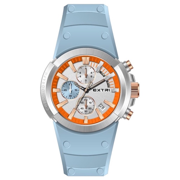 Jual New EXTRI Watch Original X6058 Chronograph Water Resistant Include Exclusive Container Box ...