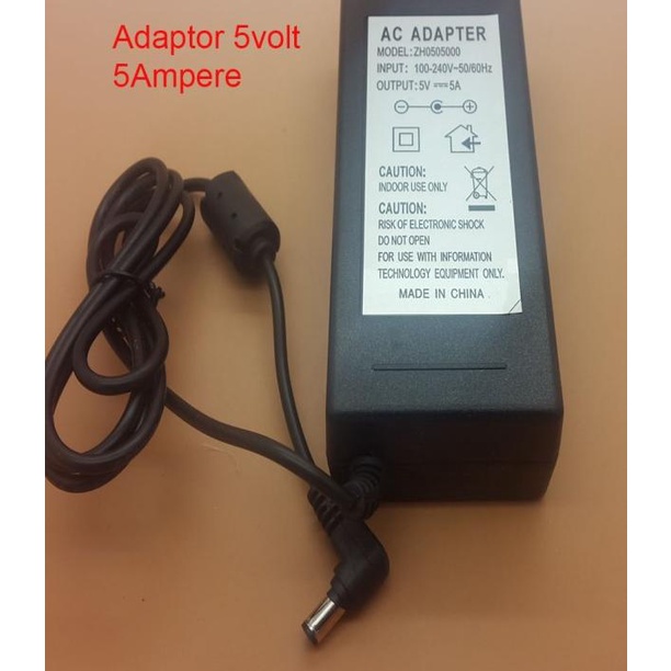 Jual Adaptor 5v 5A DC / 5 volt 5 ampere | Shopee Indonesia
