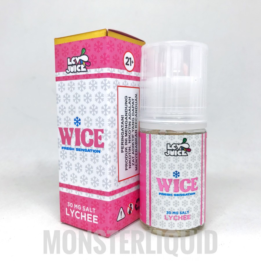 Jual SALT LCV JUICE WICE LYCHEE BY KING BREWERY 30MG 30ML | Shopee ...