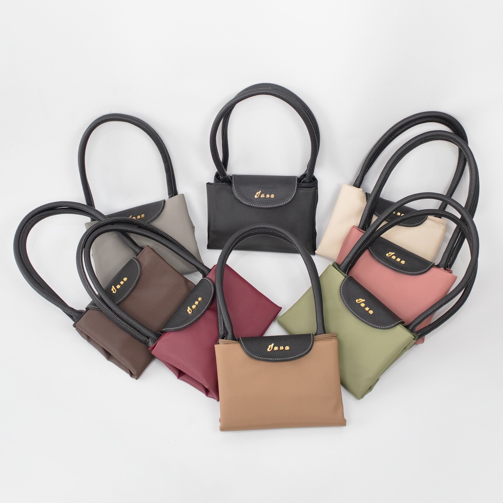 Jual Piega Tote Bag Small Handle Black - Jana Indonesia | Shopee Indonesia